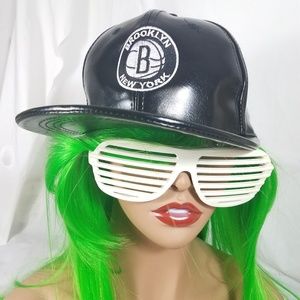 NBA | Accessories | Brooklyn Nets Patent Leather Basketball Hat | Poshmark